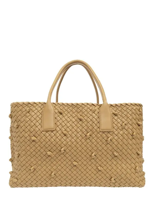 Bottega Veneta Medium Cabat Shopper Bag - Beige