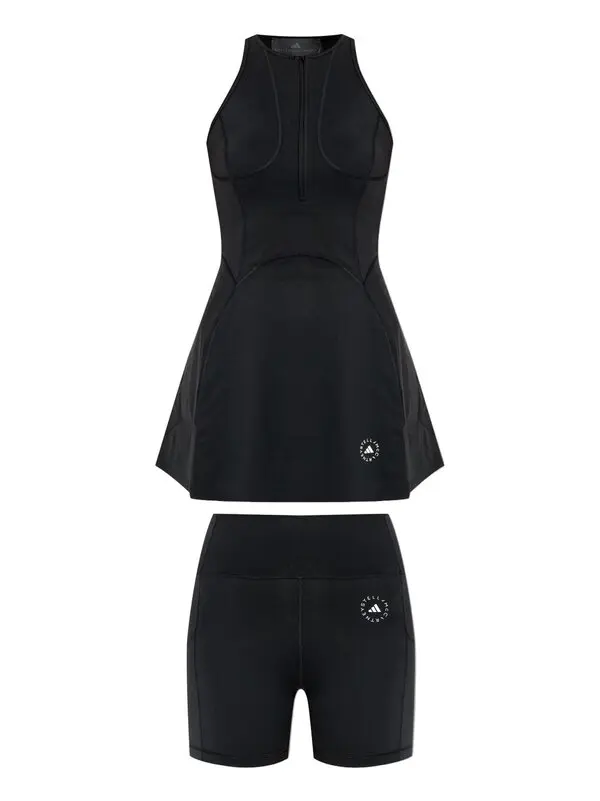 Adidas By Stella McCartney Training Set: Dress And Shorts - Black