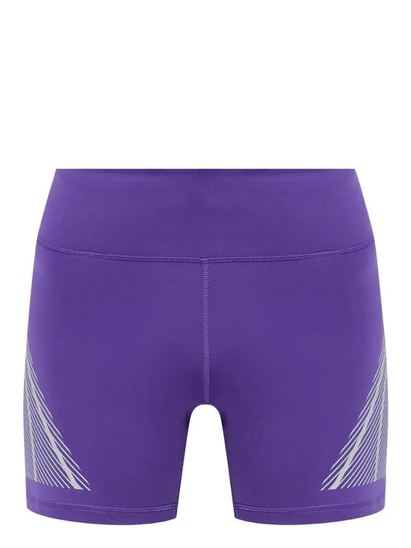 Adidas By Stella McCartney Training Shorts With Logo - Purple