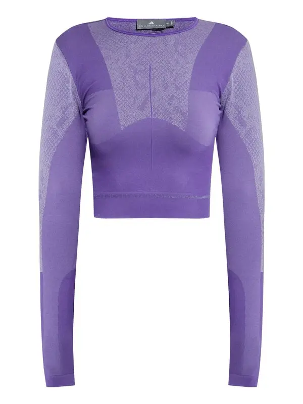 Adidas By Stella McCartney Long-sleeve Training Top - Purple