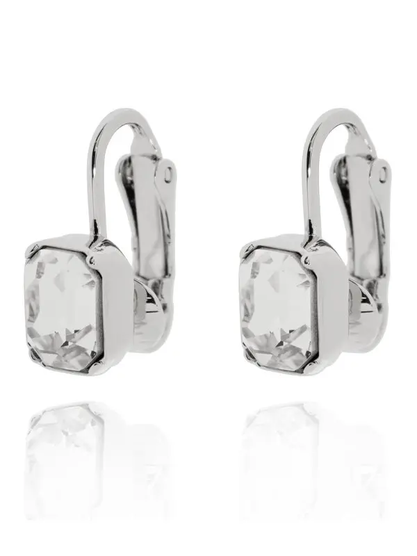 Dsquared2 Crystal-embellished Clip-on Earrings - Silver
