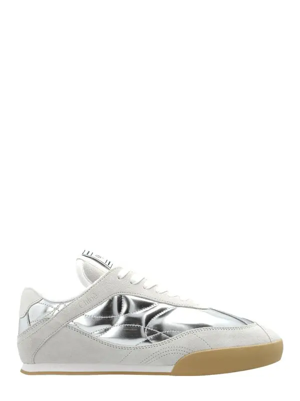 Chloé Kick Sneakers - Silver
