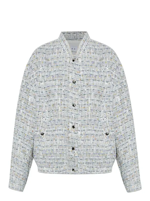 IRO PARIS Noemy Tweed Jacket - Grey