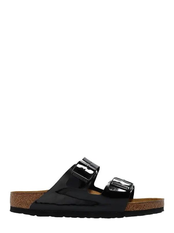 BIRKENSTOCK Arizona Bs Leather Slides - Black