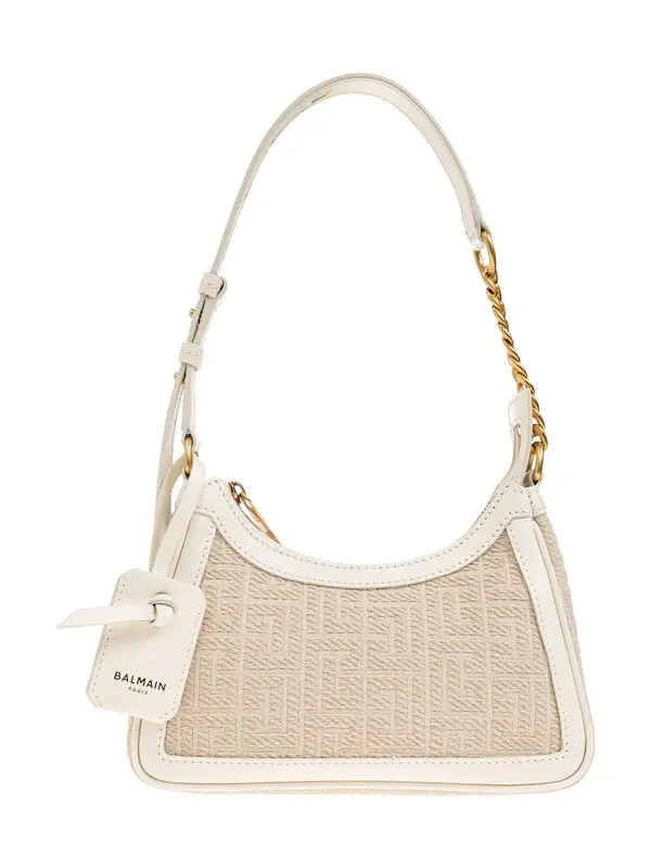 Balmain B-army Shoulder Bag - Cream