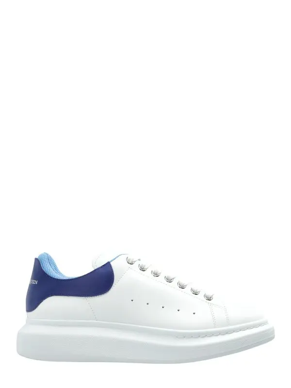 Alexander McQueen Logo Leather Sneakers - White