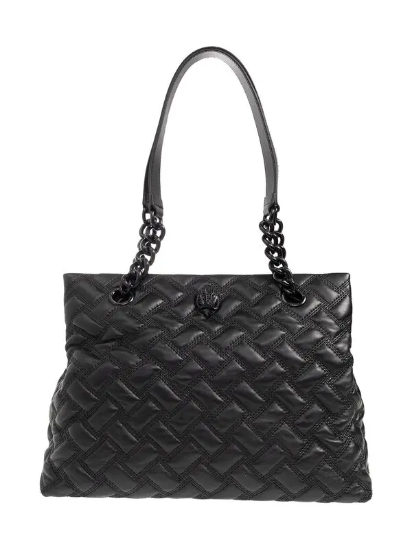 Kurt Geiger Kensington Quilted Shopper Bag - Black