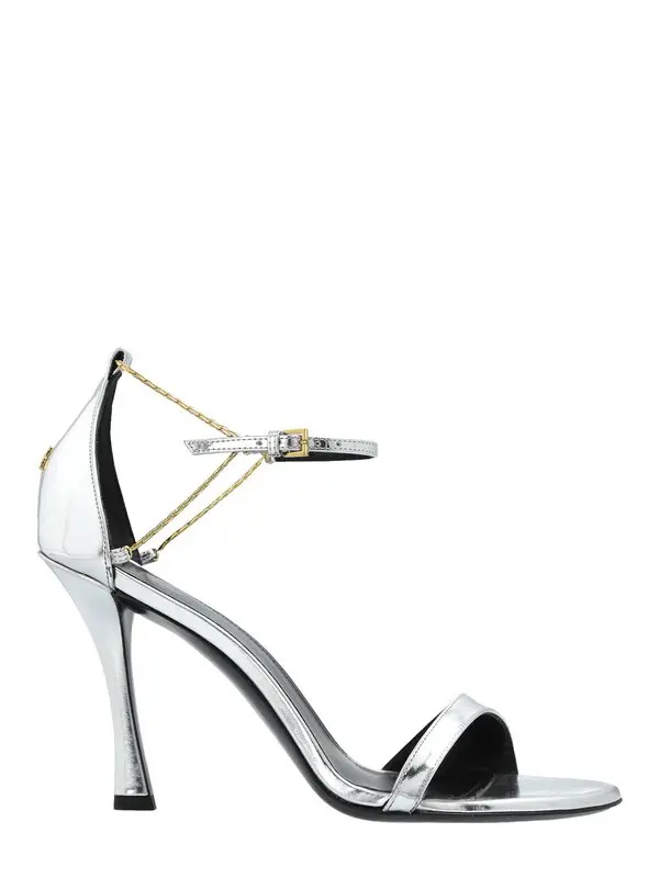 Givenchy Heeled Sandals - Silver