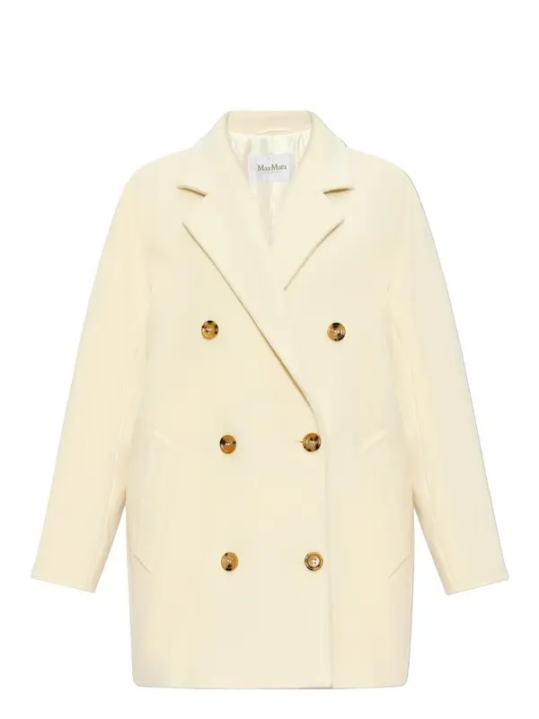 Max Mara Rebus Short Coat - Cream