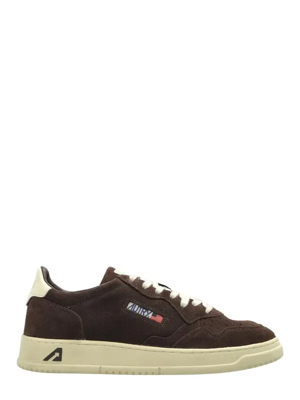 AUTRY Medalist Low Suede Sneakers - Brown