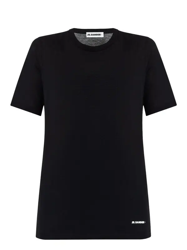 JIL SANDER Logo T-shirt - Black
