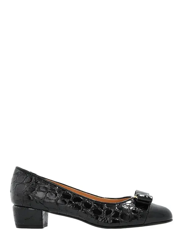 FERRAGAMO Vara Heeled Shoes - Black