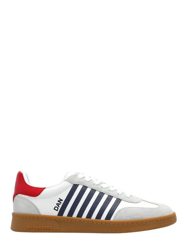 Dsquared2 Leather Boxer Sneakers - White