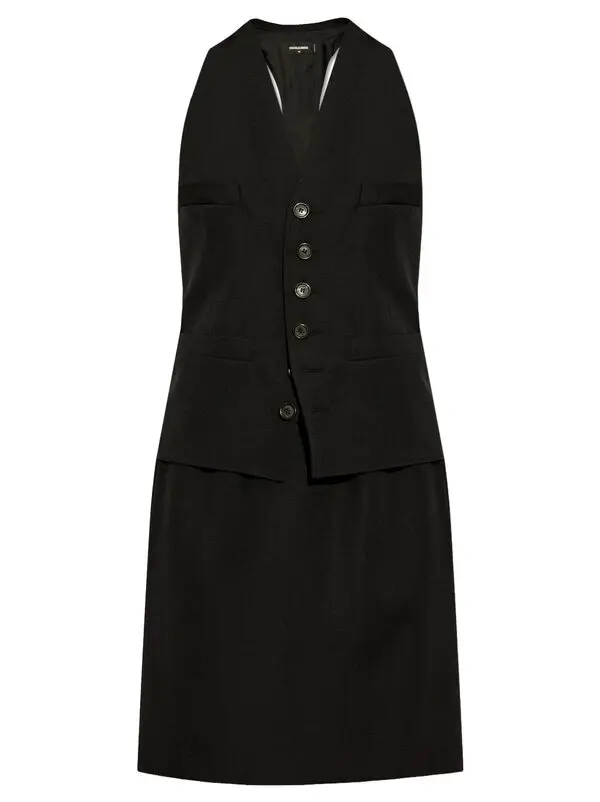 Dsquared2 Wool Dress - Black