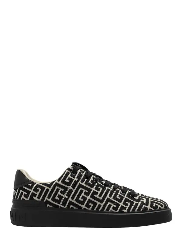 Balmain B-court Sneakers - Black