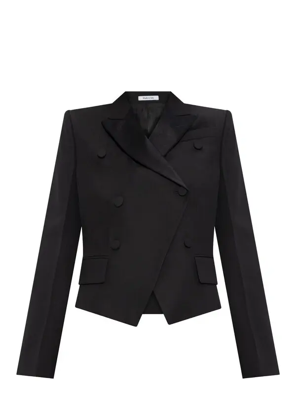 Alexander McQueen Double-breasted Blazer - Black