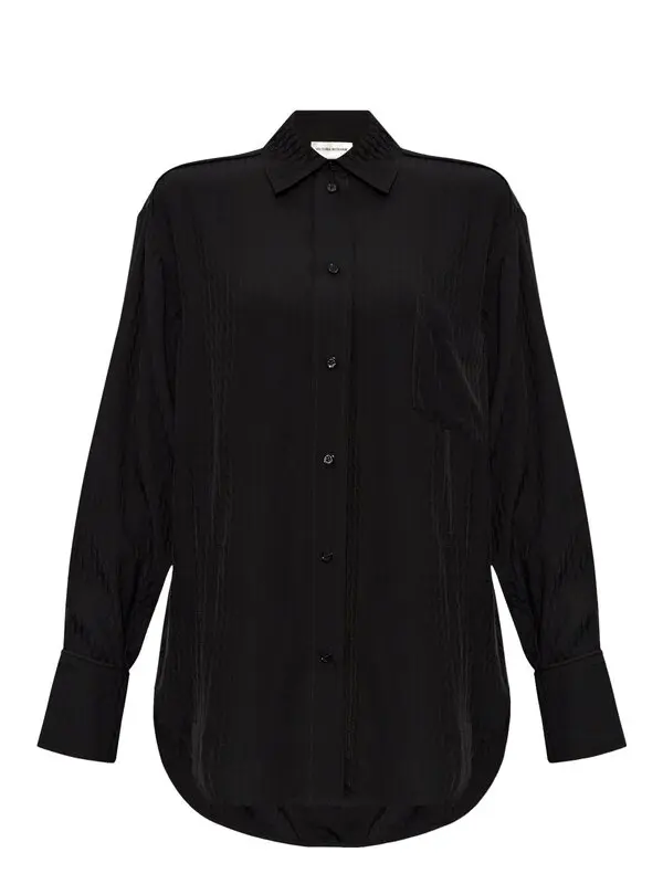 Victoria Beckham Logo Shirt - Black
