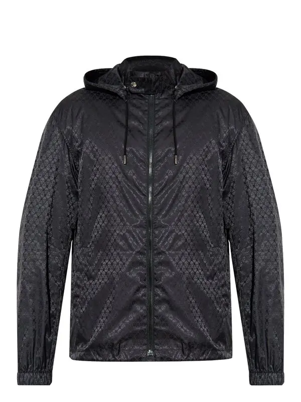 Alexander McQueen Lightweight Jacket With Detachable Hood - Black