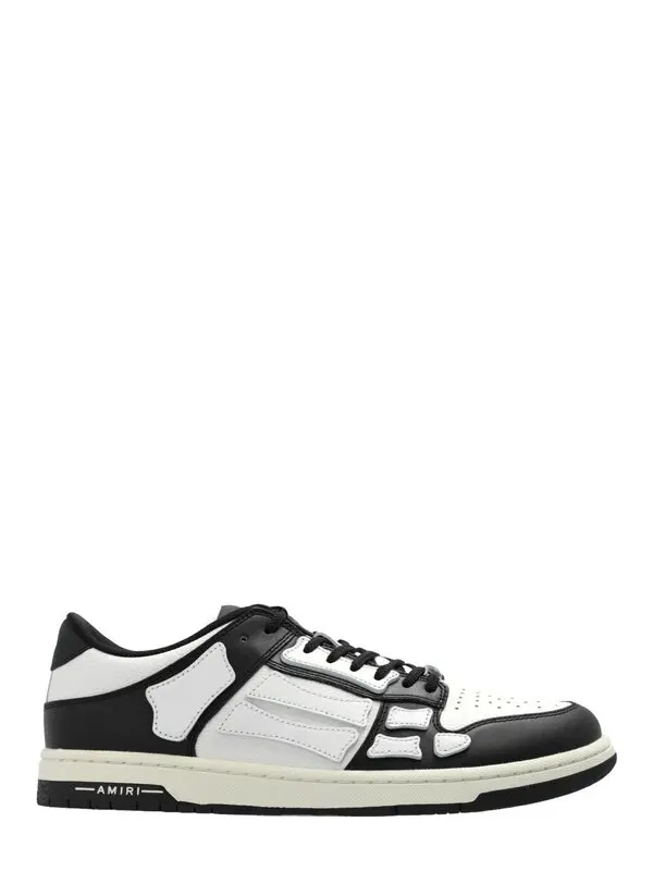 Amiri Skel Top Leather Sneakers - White