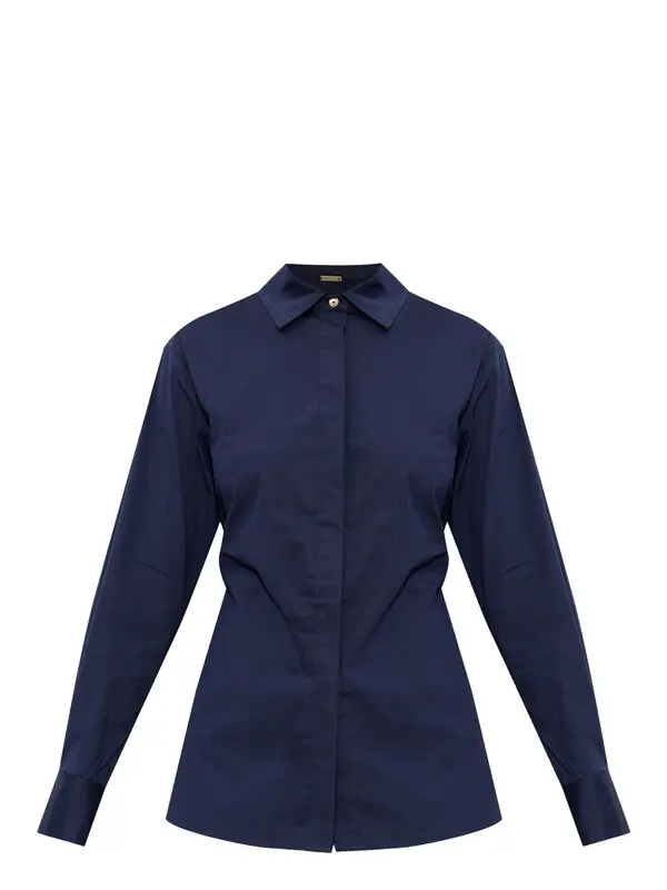Cult Gaia Atlas Shirt - Navy Blue