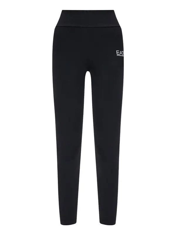 EA7 Training Leggings With Printed Logo - Black