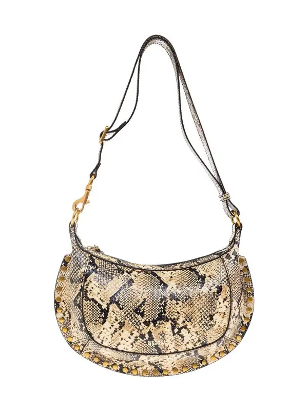 Isabel Marant Oskan Moon Shoulder Bag - Beige