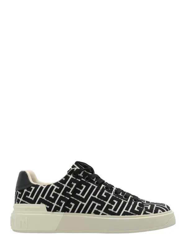 Balmain B-court Sneakers - Black