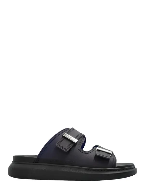 Alexander McQueen Rubber Slides - Black