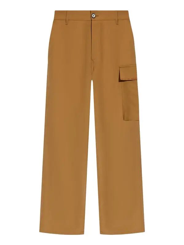 Marni Wool Trousers - Brown