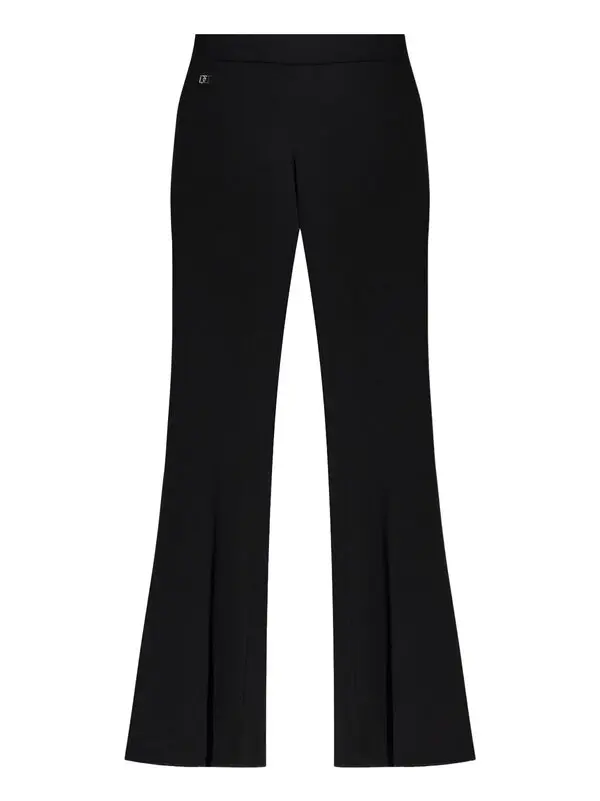 Dsquared2 Pleated Flared Trousers - Black