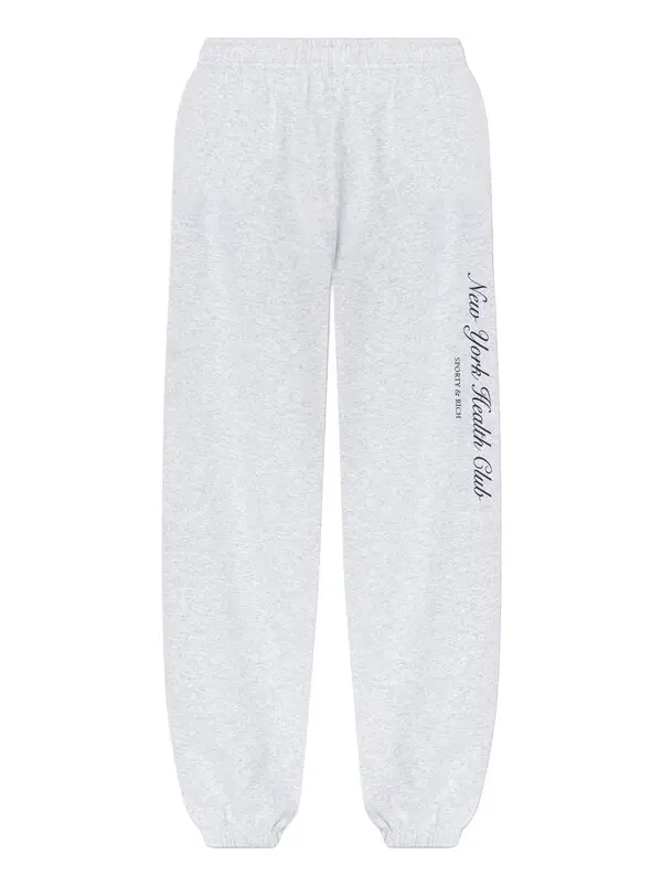 SPORTY & RICH New York Health Club Sweatpants - Grey