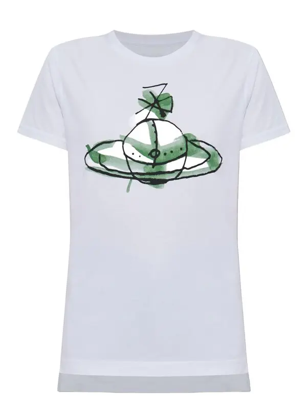 VIVIENNE WESTWOOD Logo T-shirt - White