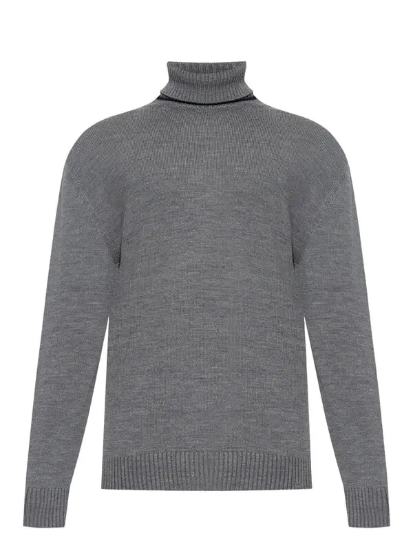 Paul & Shark Wool Turtleneck Sweater - Grey