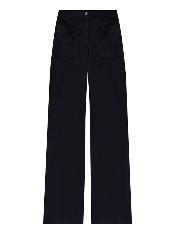 Etro Wide-leg Trousers - Black