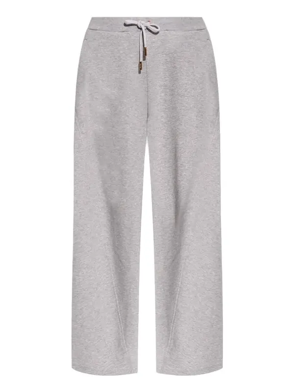 Versace Cashmere-blend Knit Sweatpants - Grey