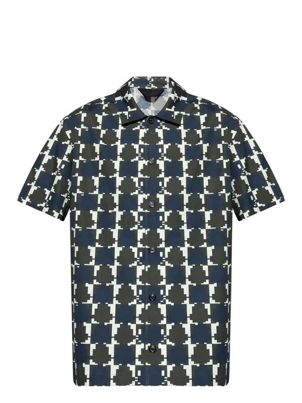 Moncler Short-sleeved Shirt - Navy Blue