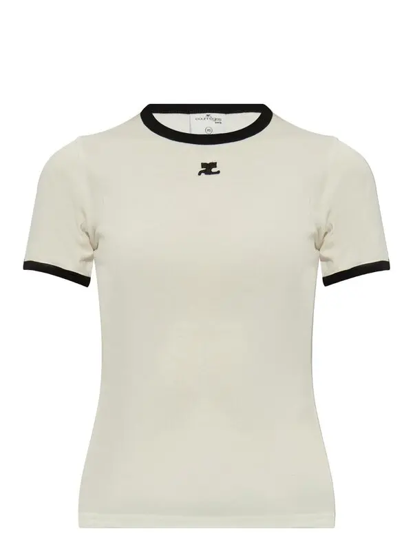 COURREGES X Vestiaire Cotton Top - White