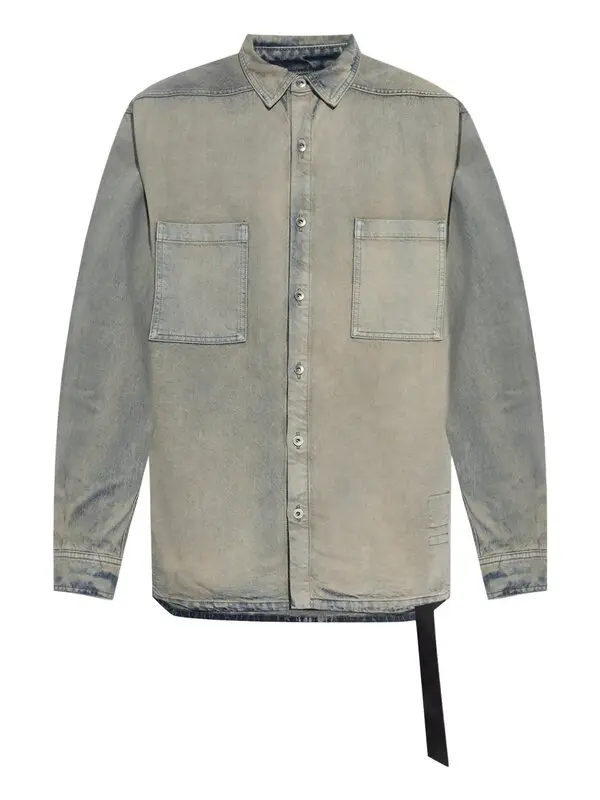 Rick Owens Denim Shirt - Grey