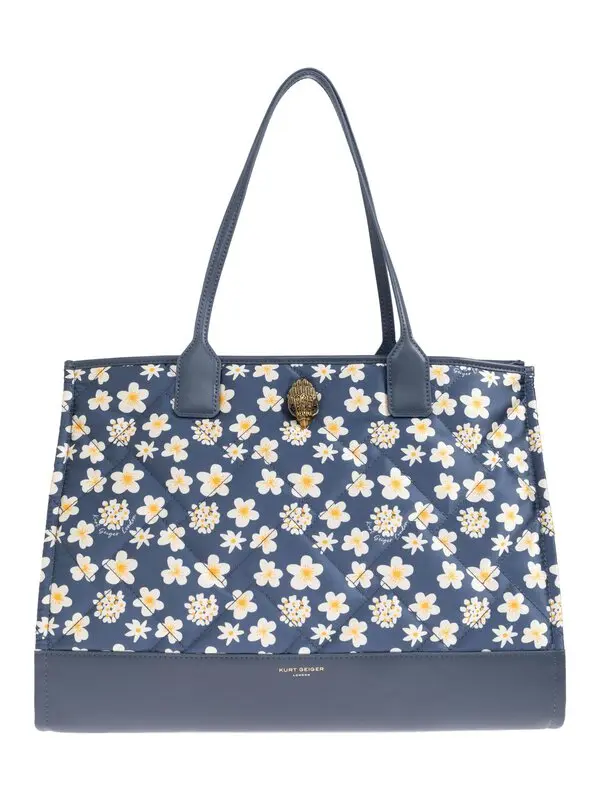 Kurt Geiger Floral Motif Shopper Bag - Blue