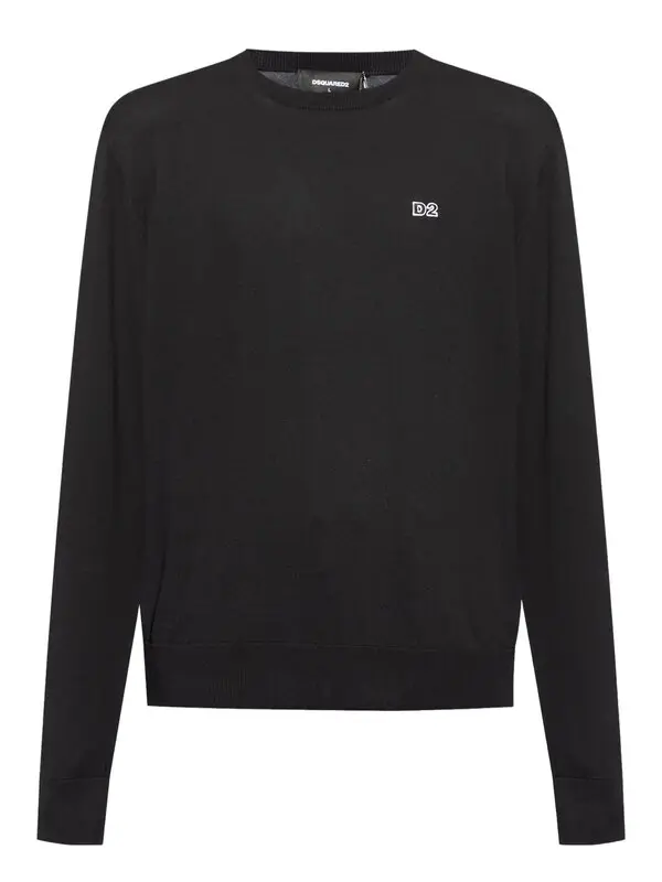 Dsquared2 Logo Sweater - Black
