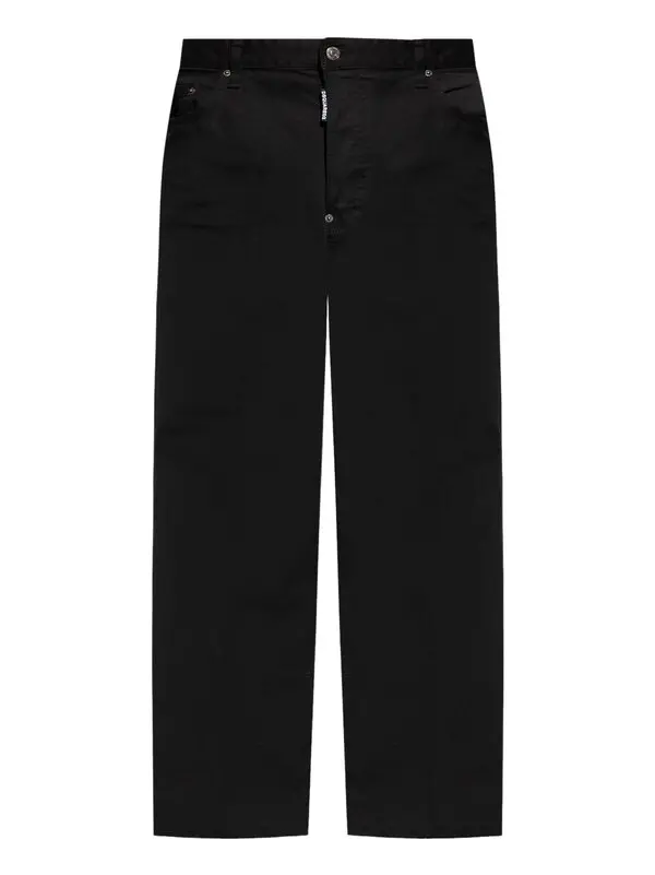 Dsquared2 Loose Fit Bootcut Jeans - Black