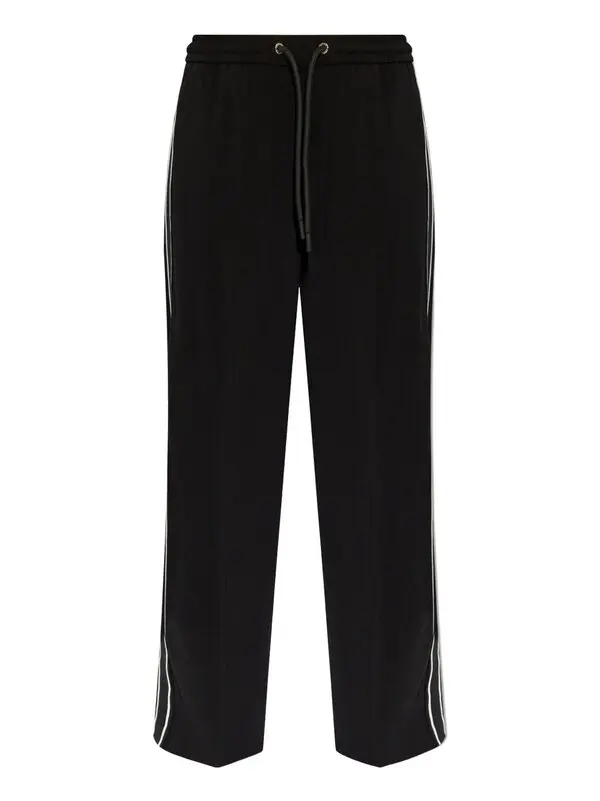 Moncler Side-striped Trousers - Black