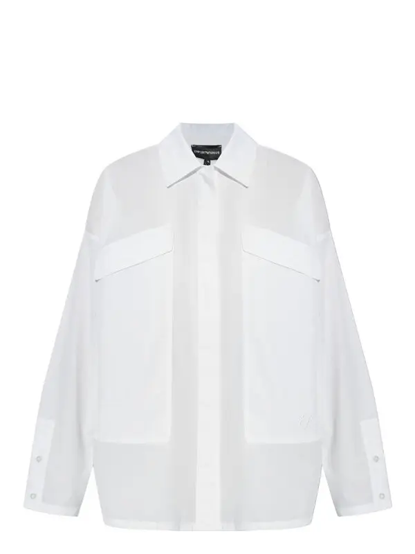 Emporio Armani Shirt With Pockets - White