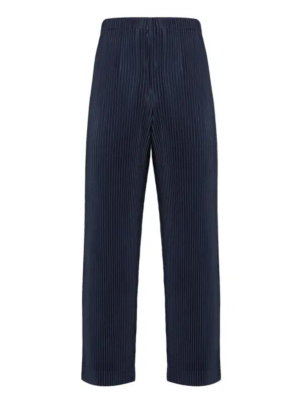 Issey Miyake Pleated Trousers - Navy Blue