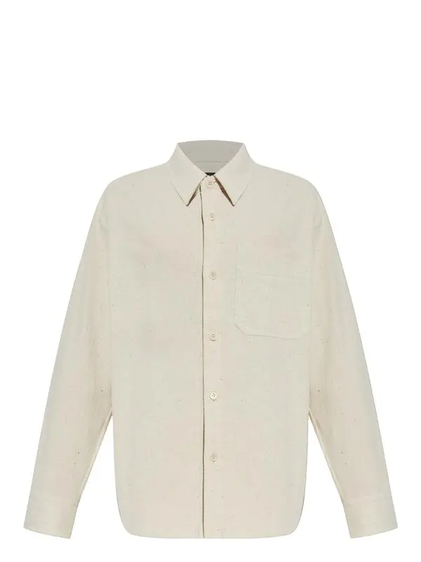 A.p.c. Shirt With Pocket - Cream