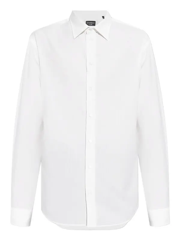 Emporio Armani Wool Shirt - White