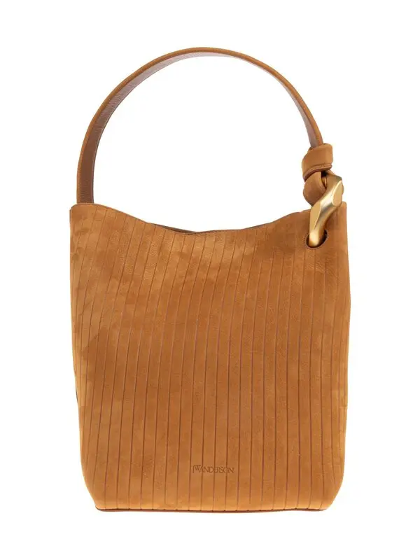 JW Anderson Corner Bucket Shoulder Bag - Brown