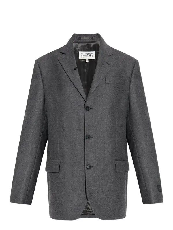 MAISON MARGIELA Wool Blazer - Grey