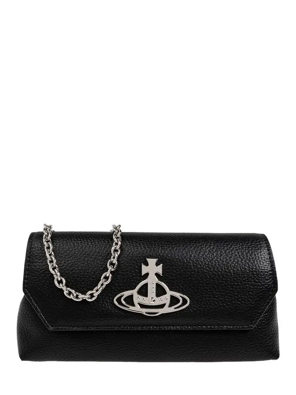 VIVIENNE WESTWOOD Logo Bag - Black