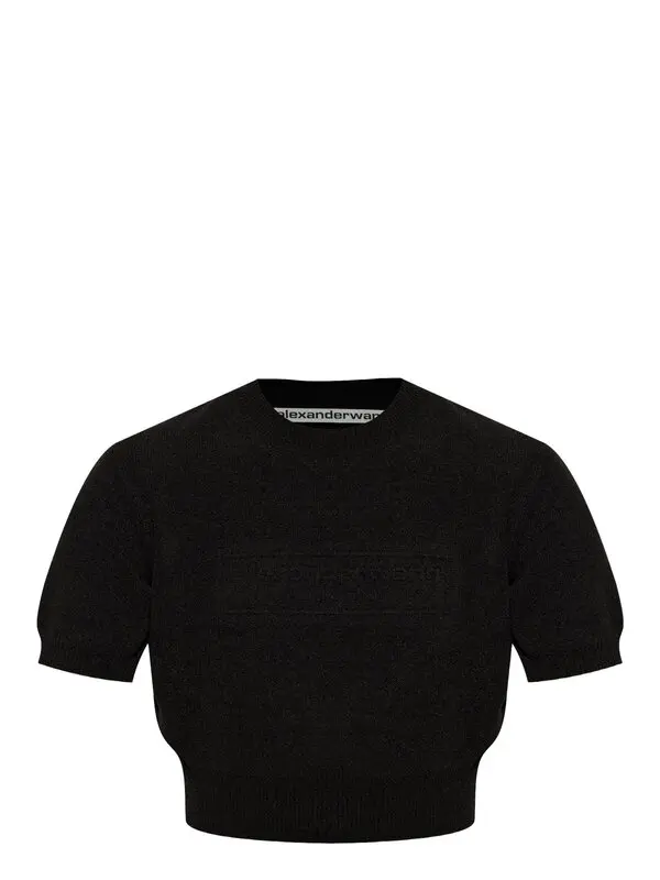 Alexander Wang Logo Top - Black